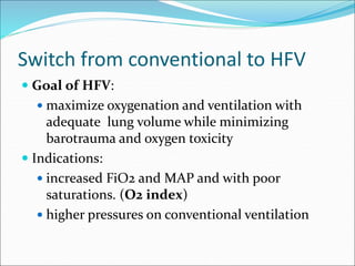 High frequency ventilation.ppt