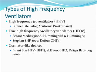 High frequency ventilation.ppt