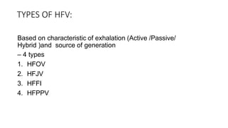High frequency ventilation ppt dr vinit patel | PPTX