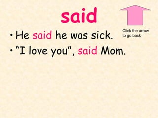 High Frequency Words | PPT