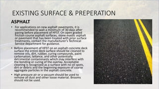 High Friction Surface Treatment | PPT