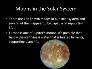 Is There Life On Other Planets Facts