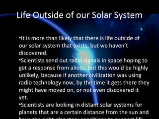 Life on Other Planets | PPT