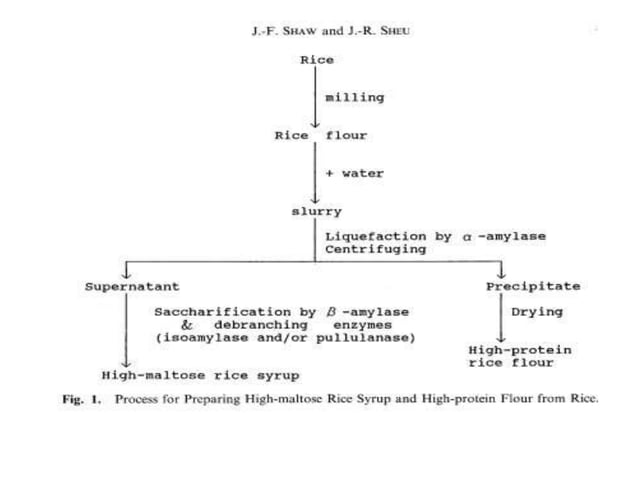 High fructose syrup and maltose syrup Production | PPTX | Chemistry ...