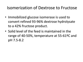 High fructose syrup and maltose syrup Production | PPTX