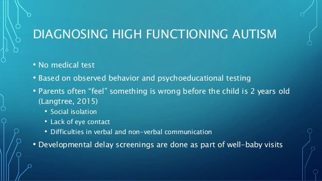 High Functioning Autism high-functioning-autism