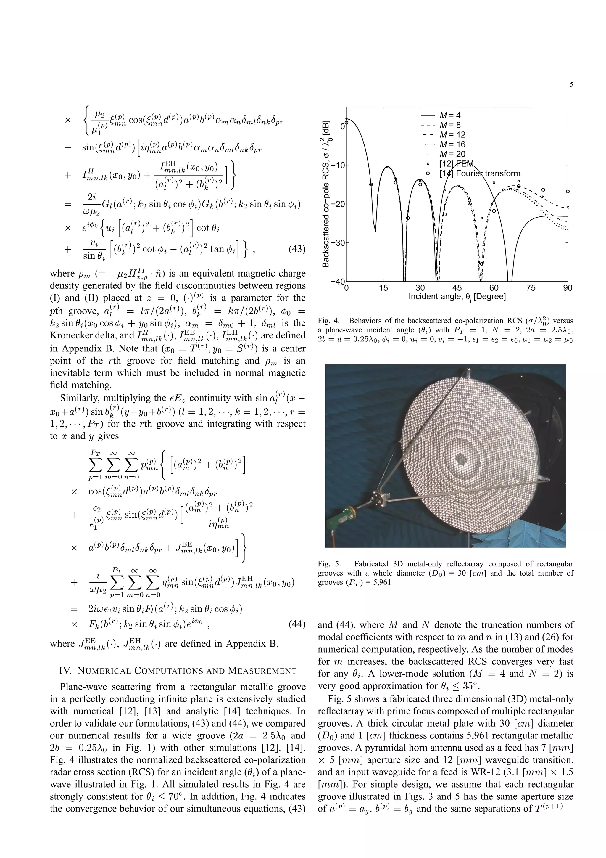 High gain metal only reflectarray antenna composed of multiple ...