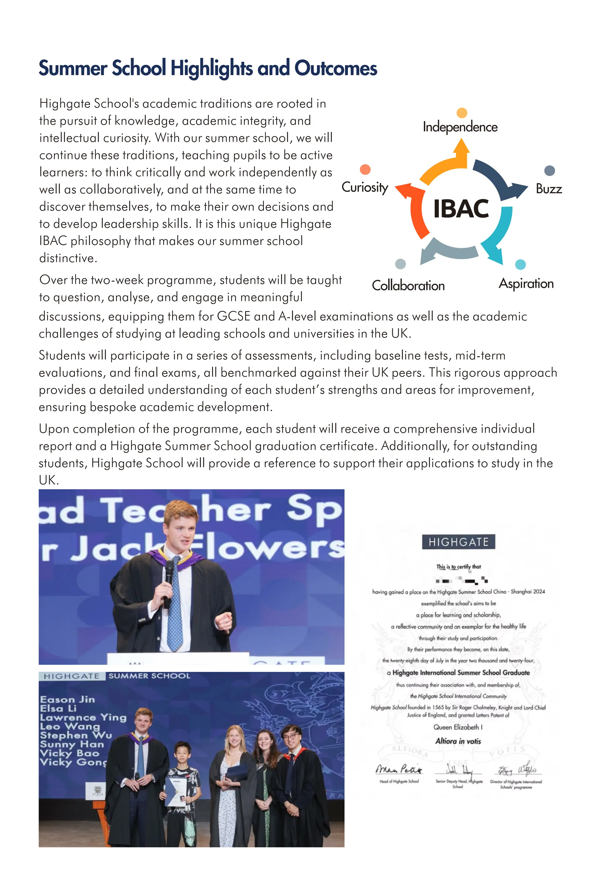 Highgate Summer School Asia_2025 - for reference | PDF
