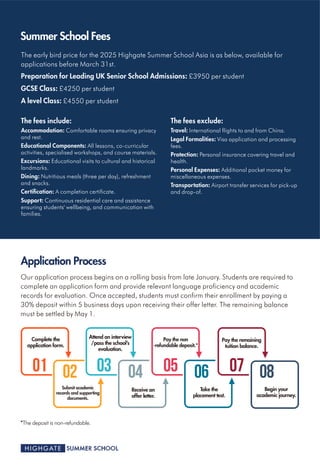 Highgate Summer School Asia_2025 - for reference | PDF