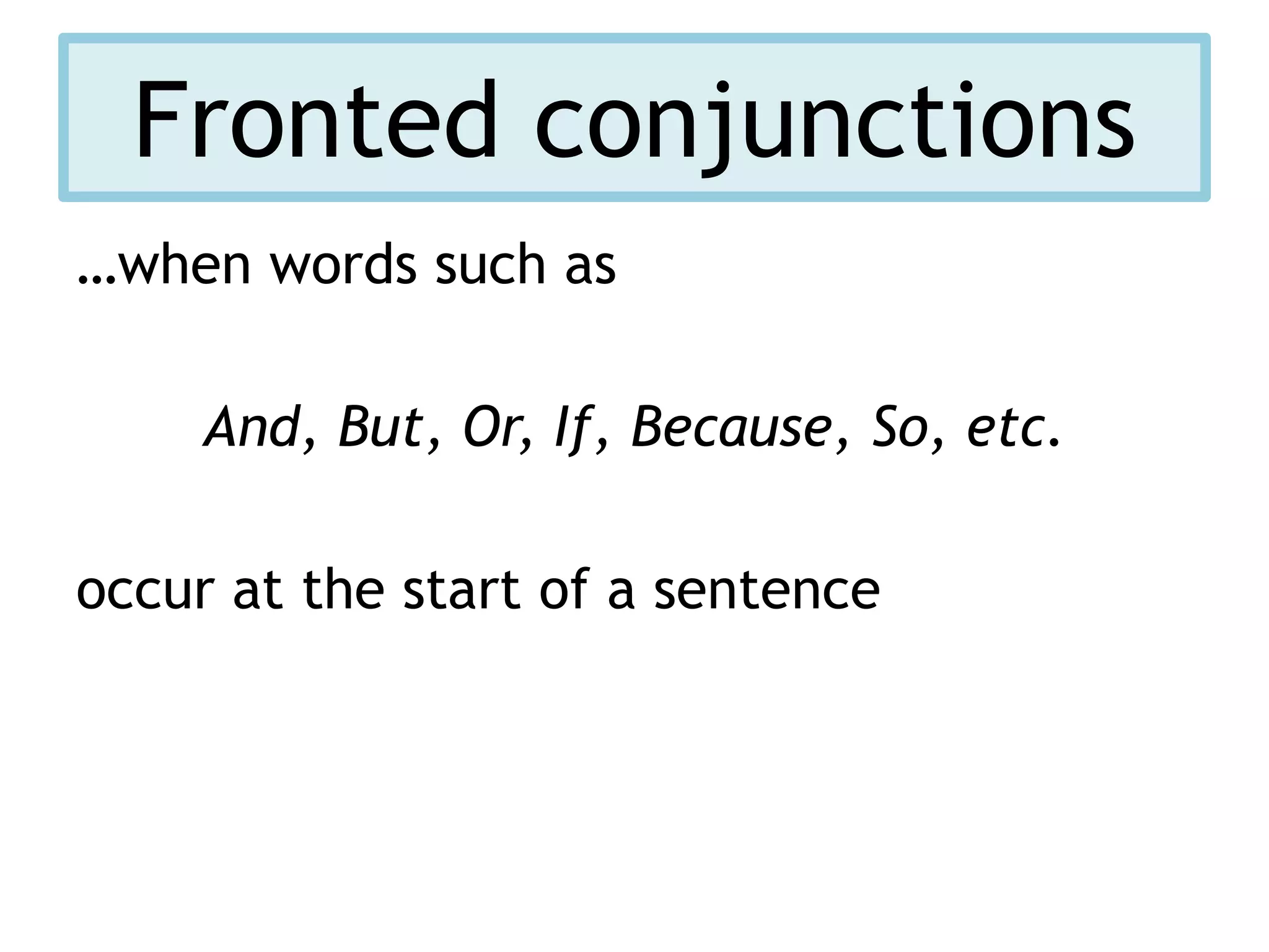 English Language Terminology: High Grade Features | PPTX