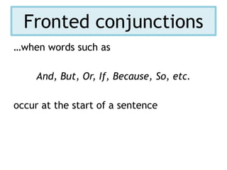 English Language Terminology: High Grade Features | PPTX