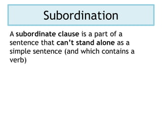 English Language Terminology: High Grade Features | PPTX