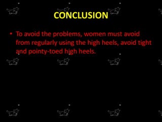 High heels horror ! | PPTX