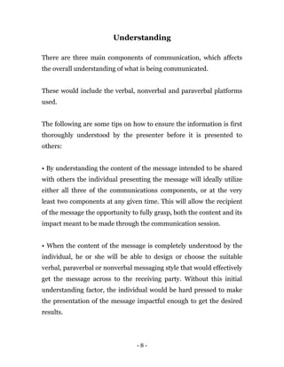 High impact communication | PDF