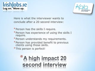 How to write a High Impact CV | PPT