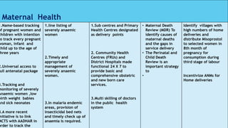 High impact interventions in rmnch+a(mch) for itc | PPT