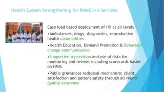 High impact interventions in rmnch+a(mch) for itc | PPT