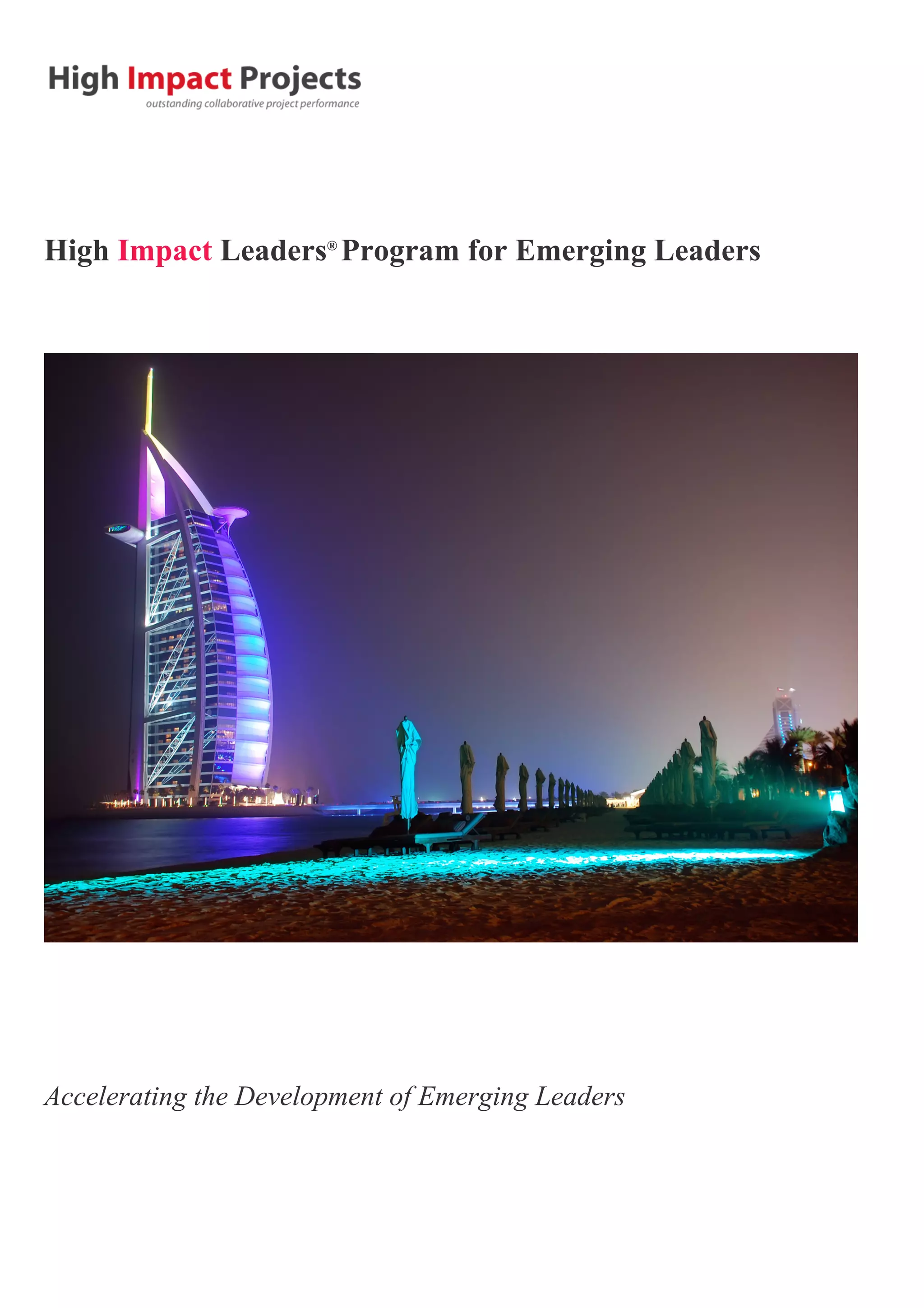 High Impact Leadership for Emerging Leaders | PDF | Business ...