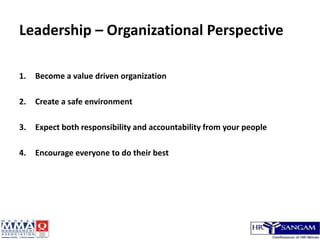 High impact leadership for people excellence | PPTX