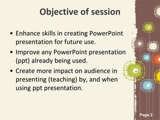 High impact presentation tru powerpoint | PDF