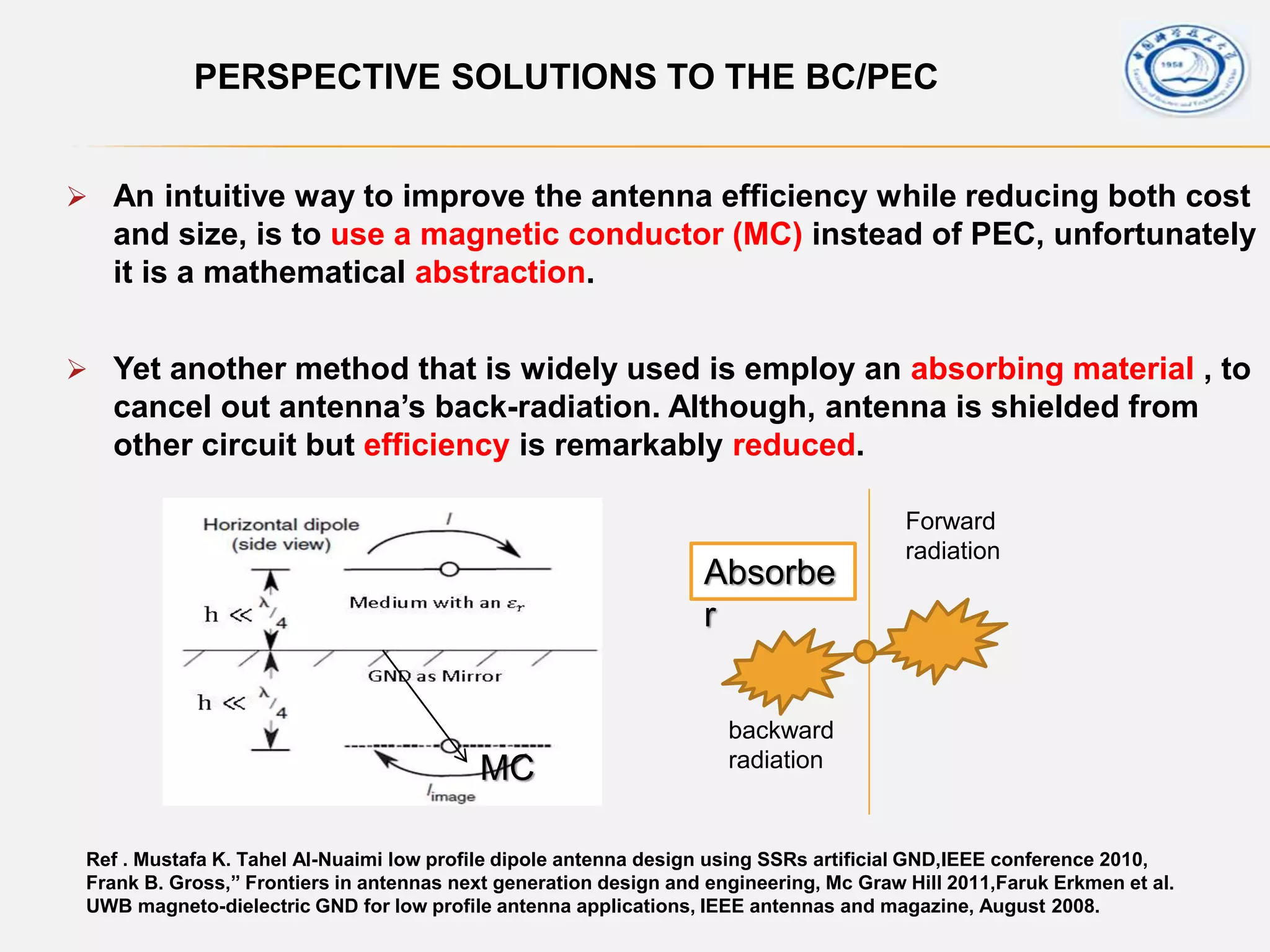 High impedance surface_his_ris_amc_nurmerical_analytical_analysis | PPTX