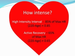 High intensity interval training | PPTX