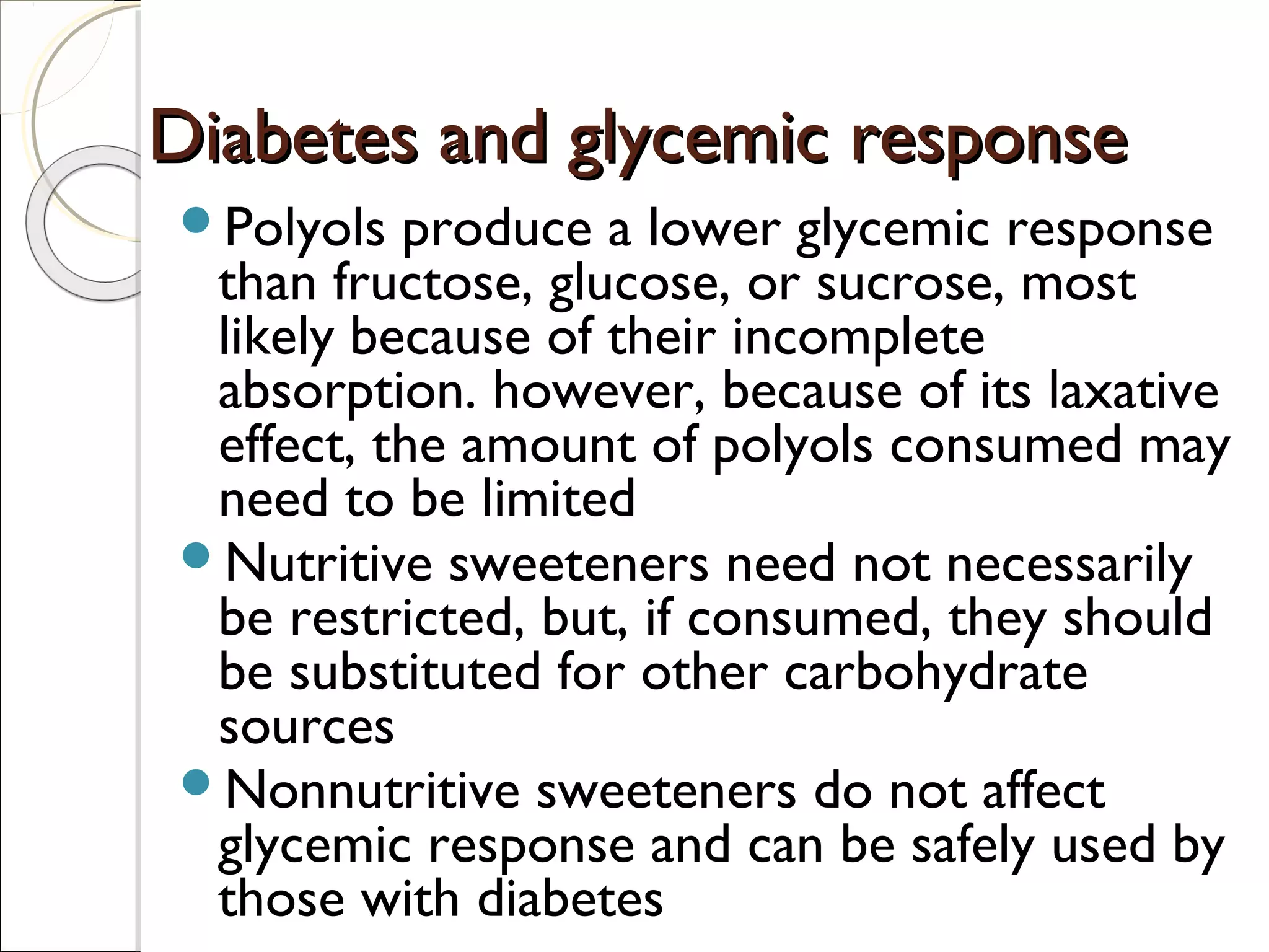 High intesity low calarie sweeeners | PPT