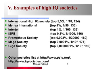 High iq societies | ODP