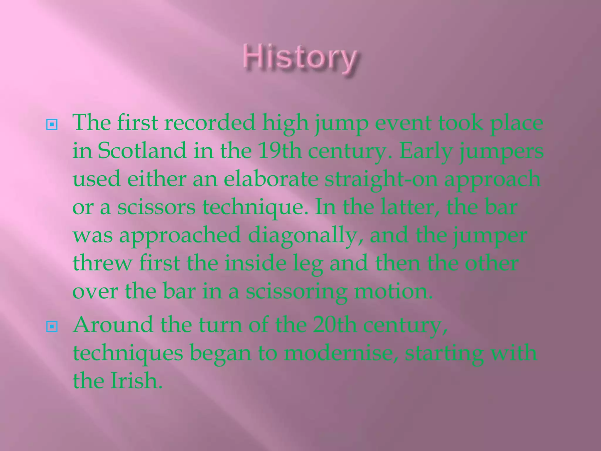 High jump | PPTX