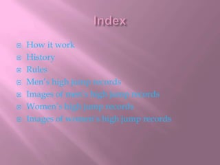 High jump | PPTX