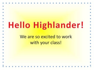 Highlander intro | PPT