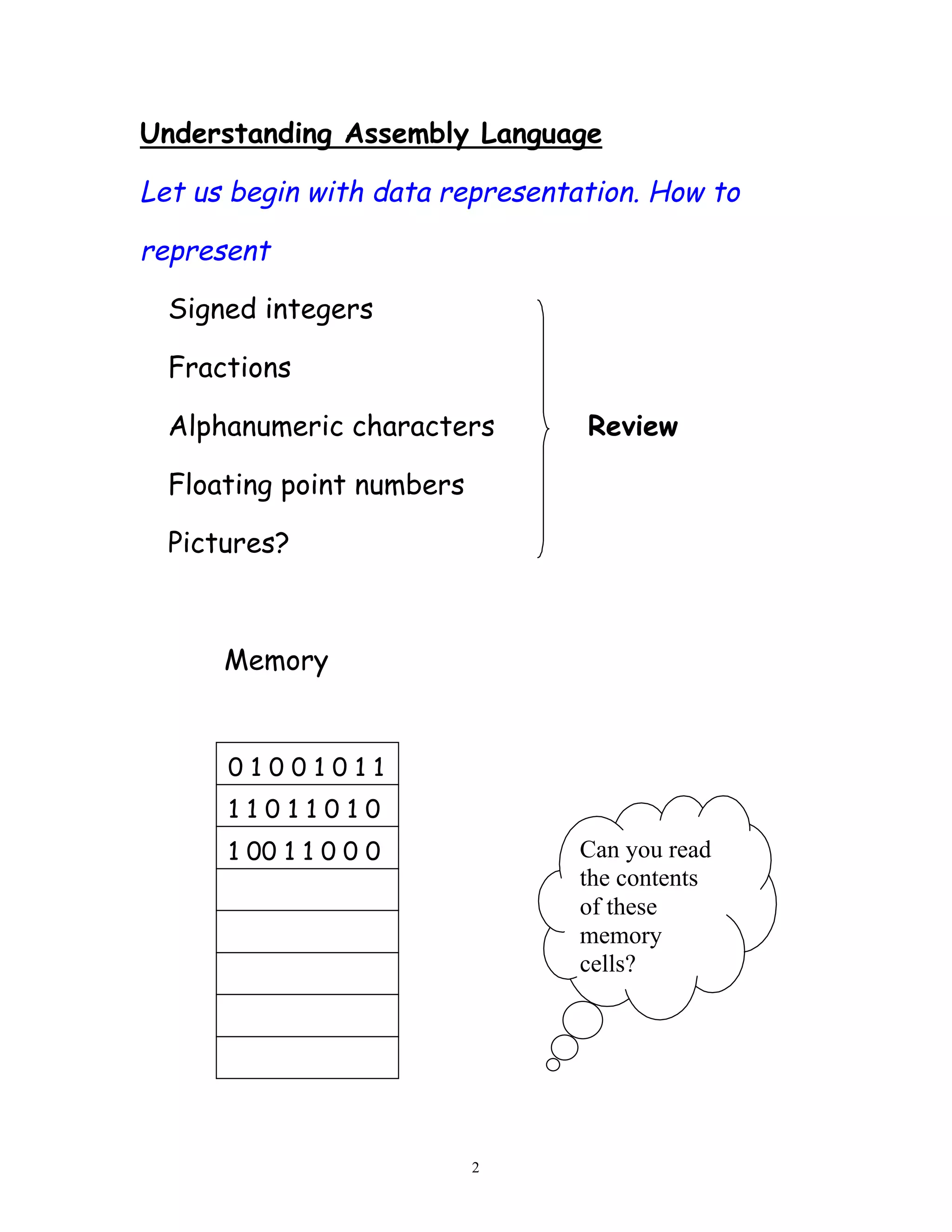 Highlevel assemly | PDF