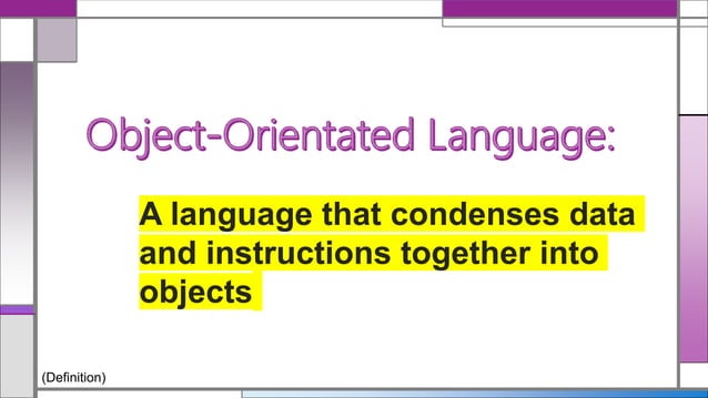High Level Languages Imperative Object Orientated Declarative Ppt 0071