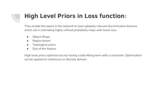 High level priors in loss functions for Medical Image Segmentation Using CNNs | PPT