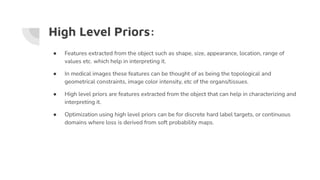 High level priors in loss functions for Medical Image Segmentation Using CNNs | PPT