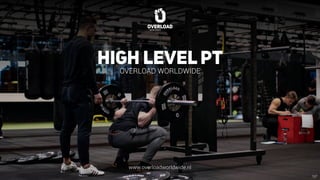 High level personal training workshop - Overload Worldwide (Fitfair ...