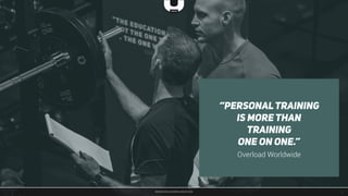 High level personal training workshop - Overload Worldwide (Fitfair ...