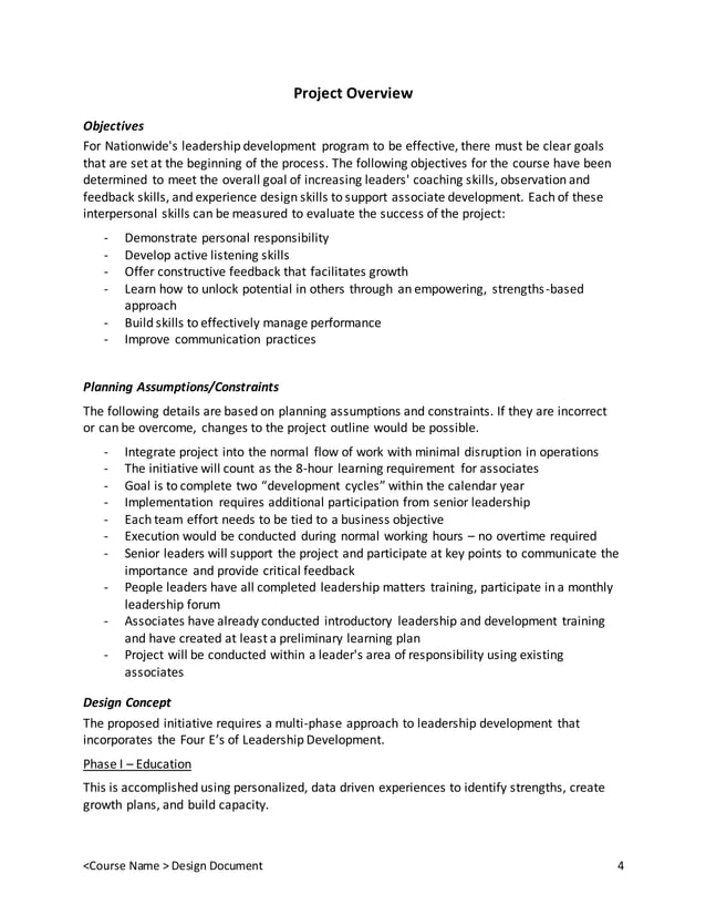 High Level Solution Plan - Nationwide | PDF