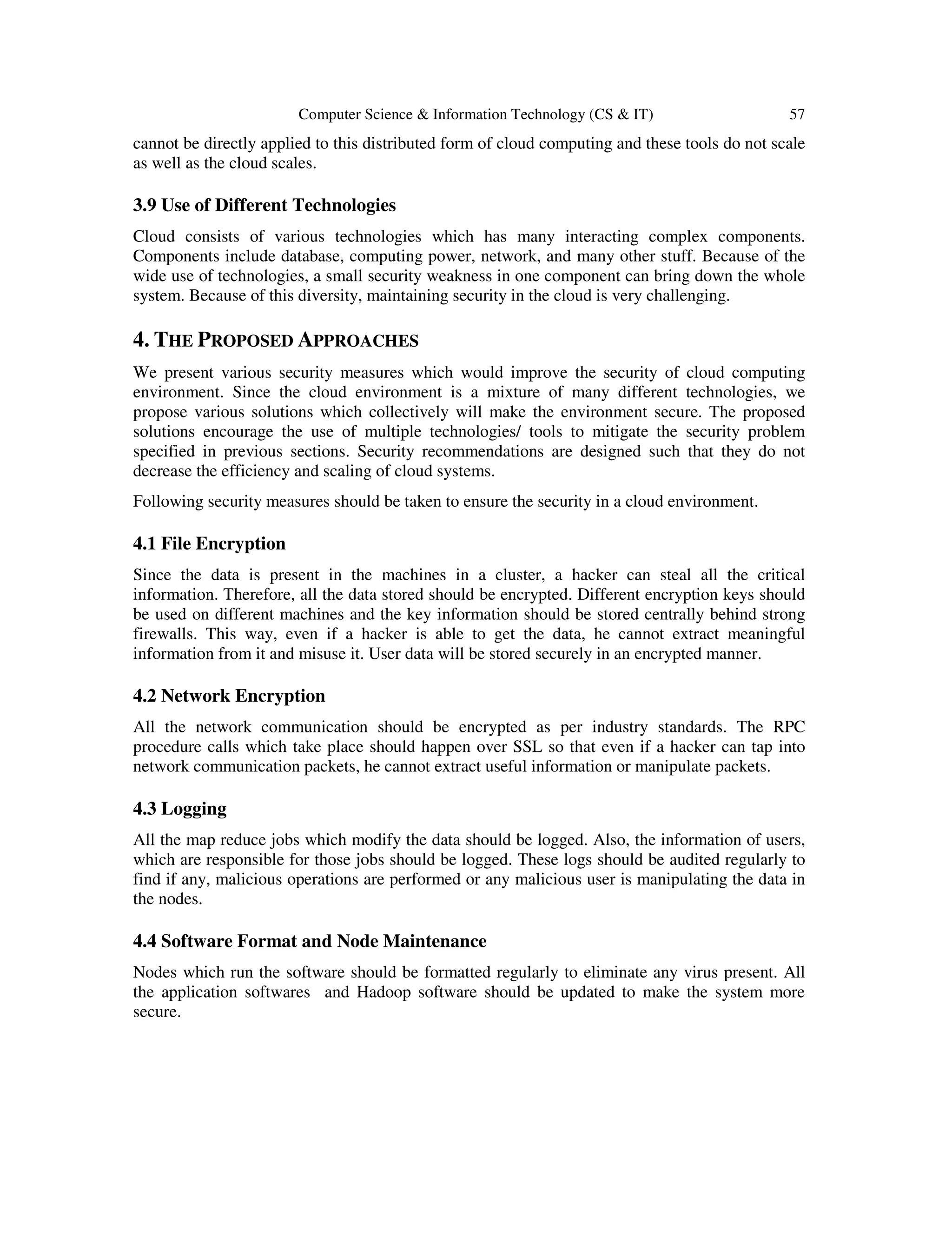 High level view of cloud security | PDF