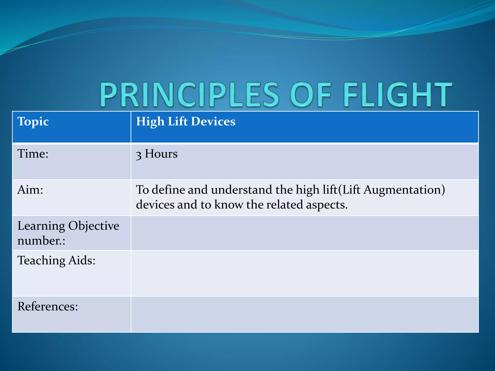 High lift devices | PPTX