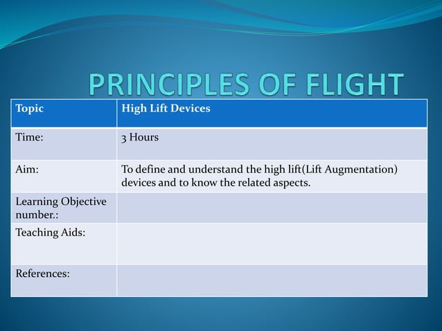 High lift devices | PPTX