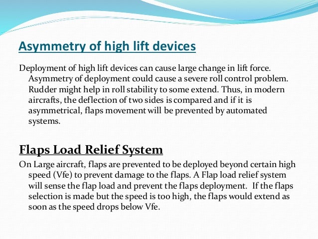 High lift devices