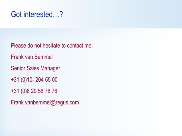 Regus Work without Boundries | PPT