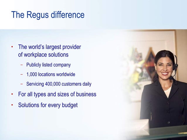 Regus Work without Boundries | PPT
