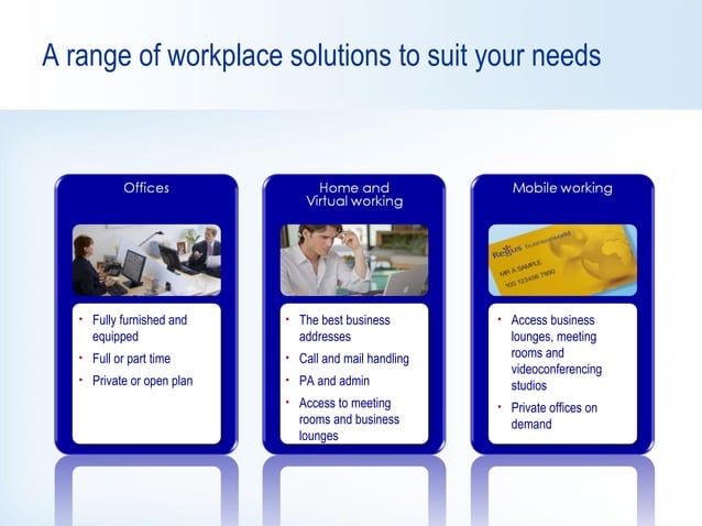 Regus Work without Boundries | PPT