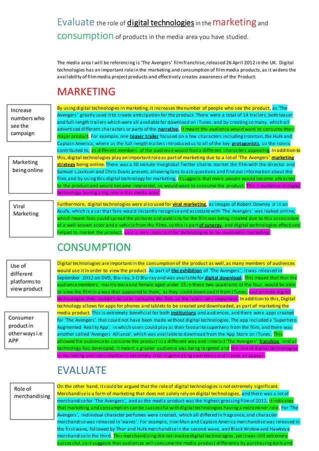 Highlighted response - Exemplar Essay | DOCX