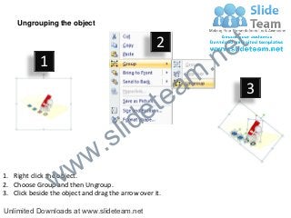 Highlighting one point at time ppt slides diagrams templates