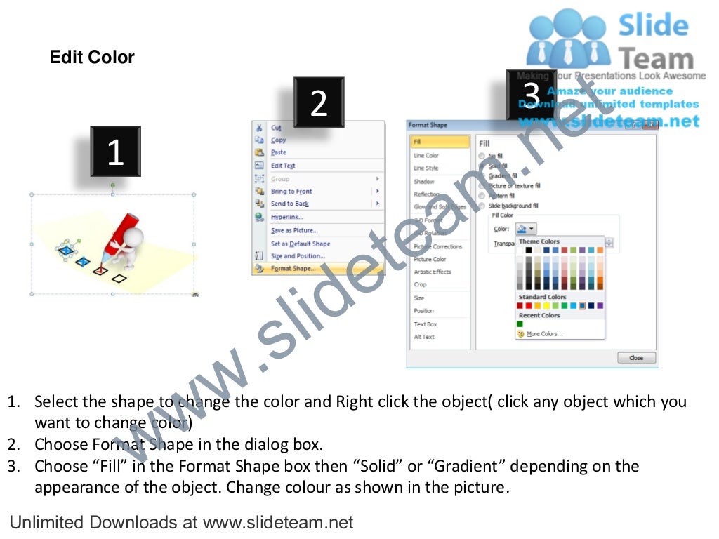 Highlighting one point at time ppt slides diagrams templates