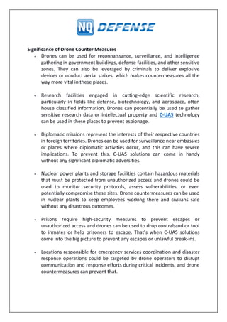 Highlighting the Need for Drone Countermeasures in Sensitive ...