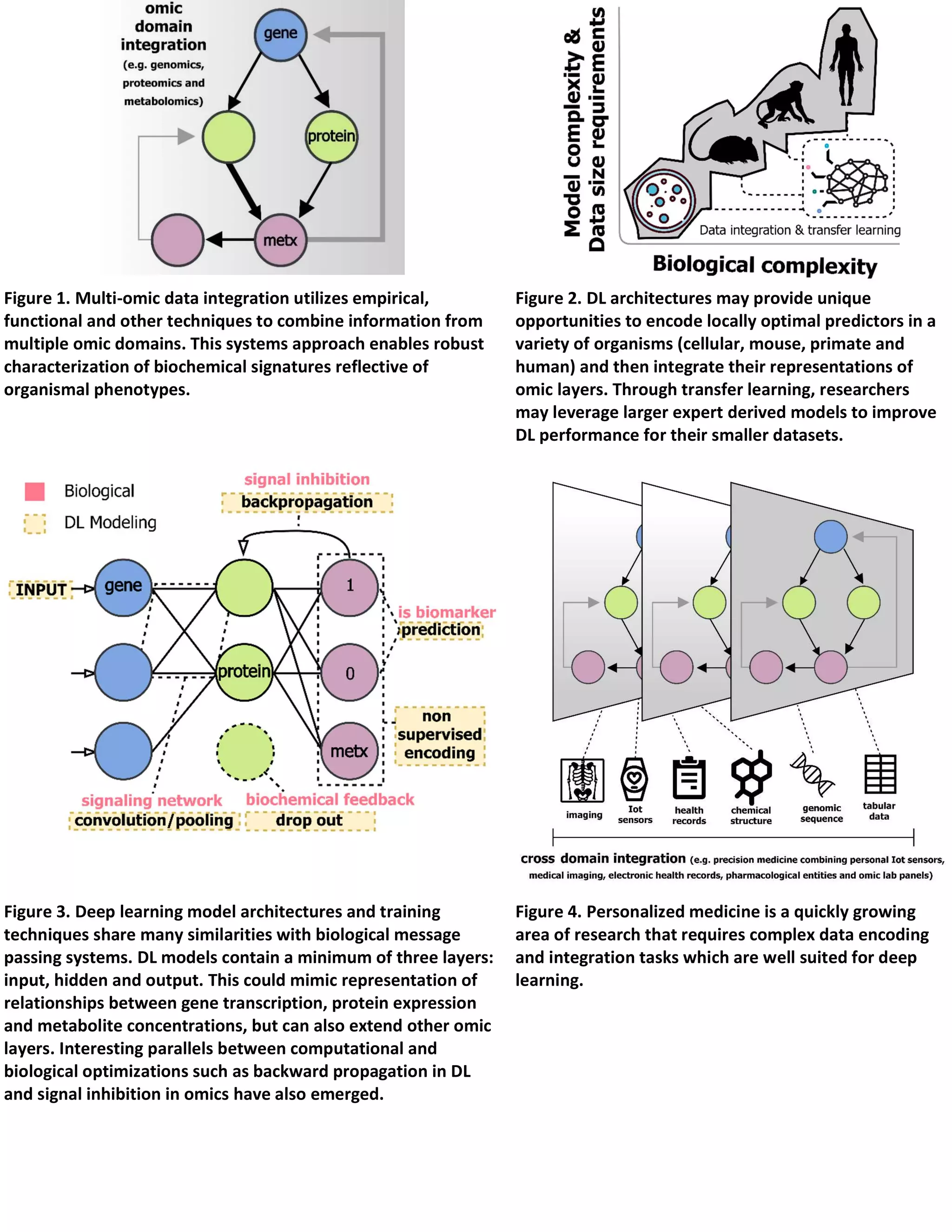 Rise of Deep Learning for Genomic, Proteomic, and Metabolomic Data ...